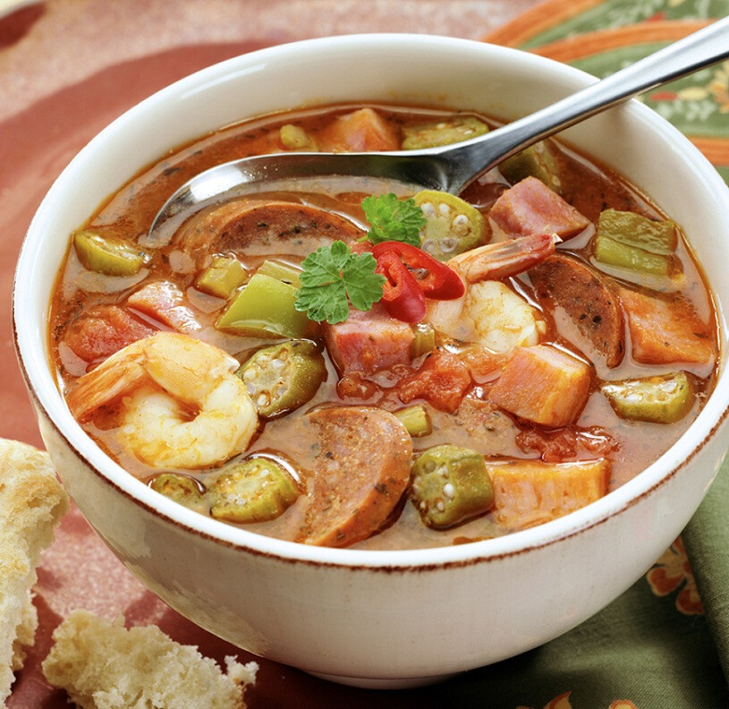 Soups of the World: Gumbo, Louisiana - 堆糖，美图壁纸兴趣社区