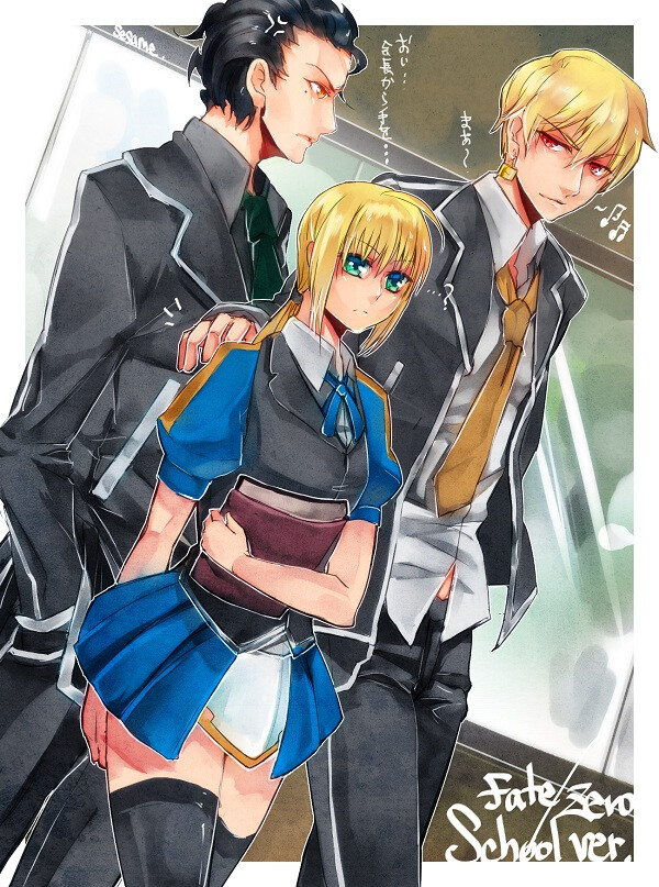The student council president (saber)the… - 高清图片，堆糖，美图壁纸兴趣社区