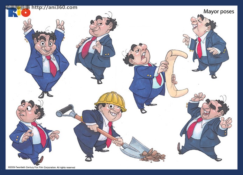 rio_blue_sky_model_sheet - 高清图片，堆糖，美图壁纸兴趣社区