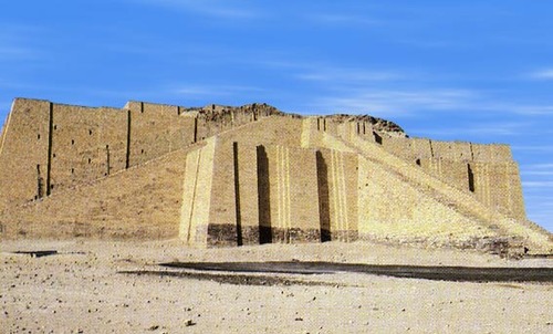 This is the famous ziggurat at Ur. The a… - 高清图片，堆糖，美图壁纸兴趣社区