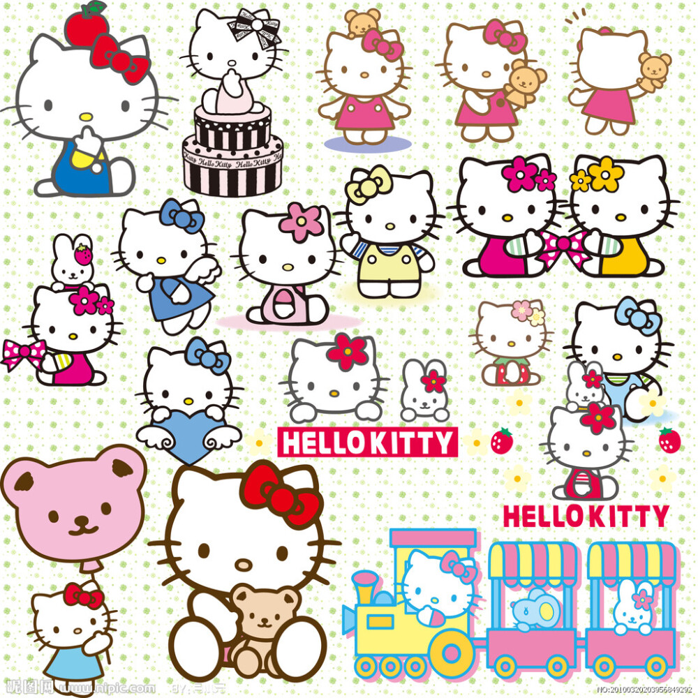 可爱KITTY - 高清图片，堆糖，美图壁纸兴趣社区