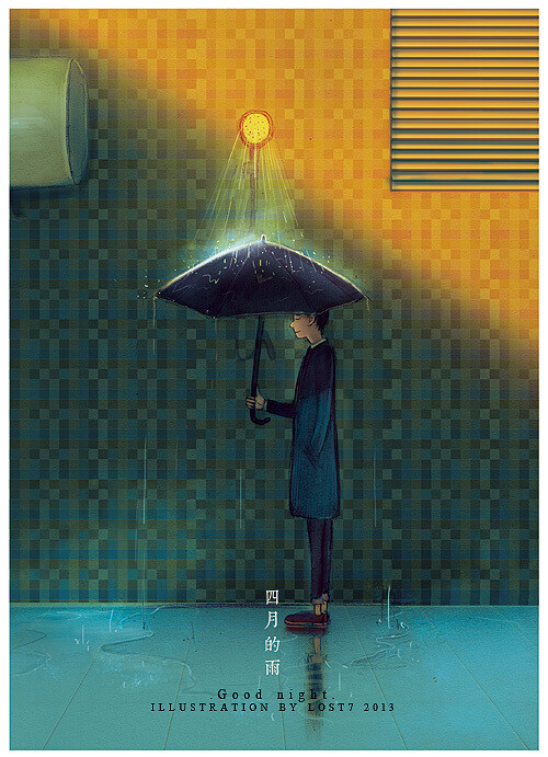 四月的一个雨天，一群人在避雨，屋檐下，他 高清图片，堆糖，美图壁纸兴趣社区 