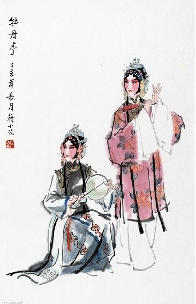 工笔重彩画法是一种造型工整细致,色彩浓艳 高清图片,堆糖,美图壁纸兴趣社区