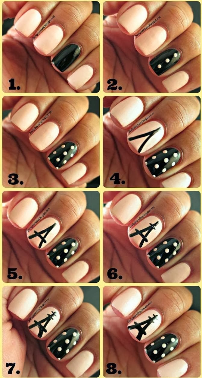 Chic Nail Tutorials for the Week - Pretty Designs @krorrer2 but without ...