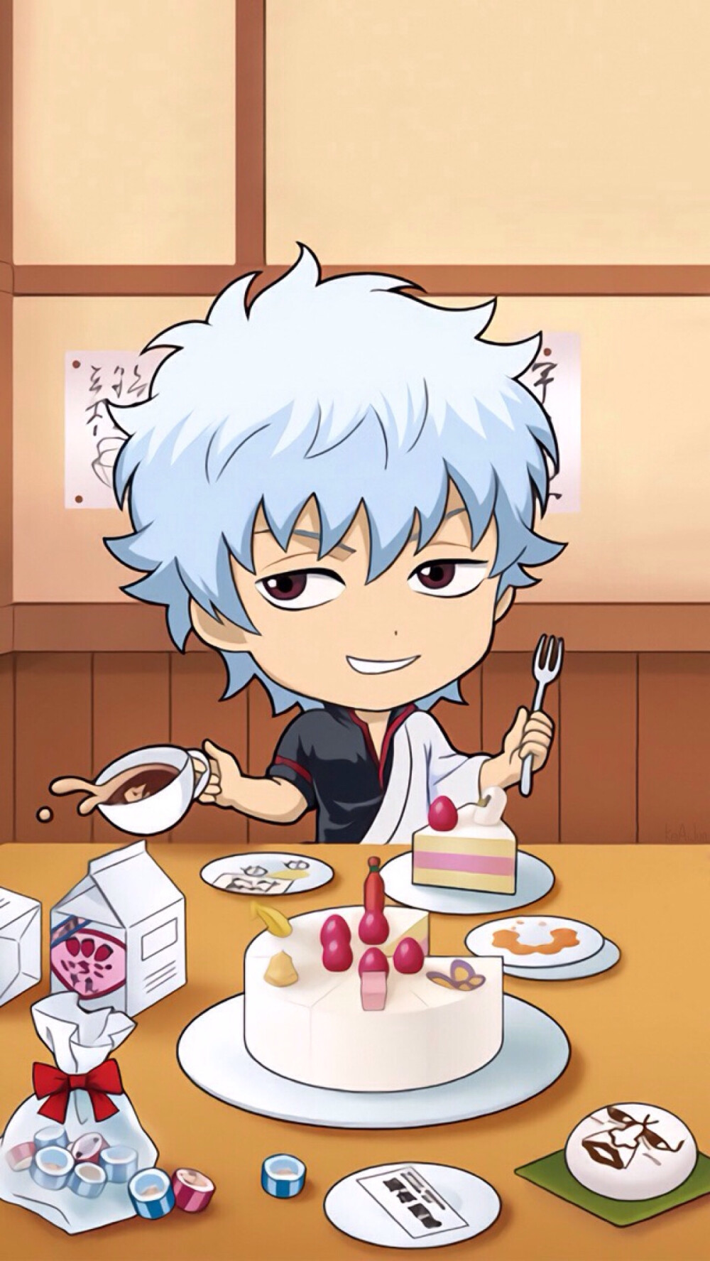 银魂 壁纸 坂田银时 志村妙 土方十四郎 原… - 高清图片，堆糖，美图壁纸兴趣社区