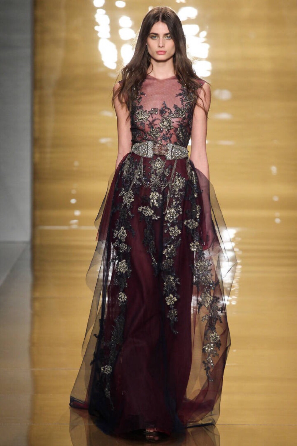Reem Acra Fall 2015 READY-TO-WEAR 很有巴… - 堆糖，美图壁纸兴趣社区