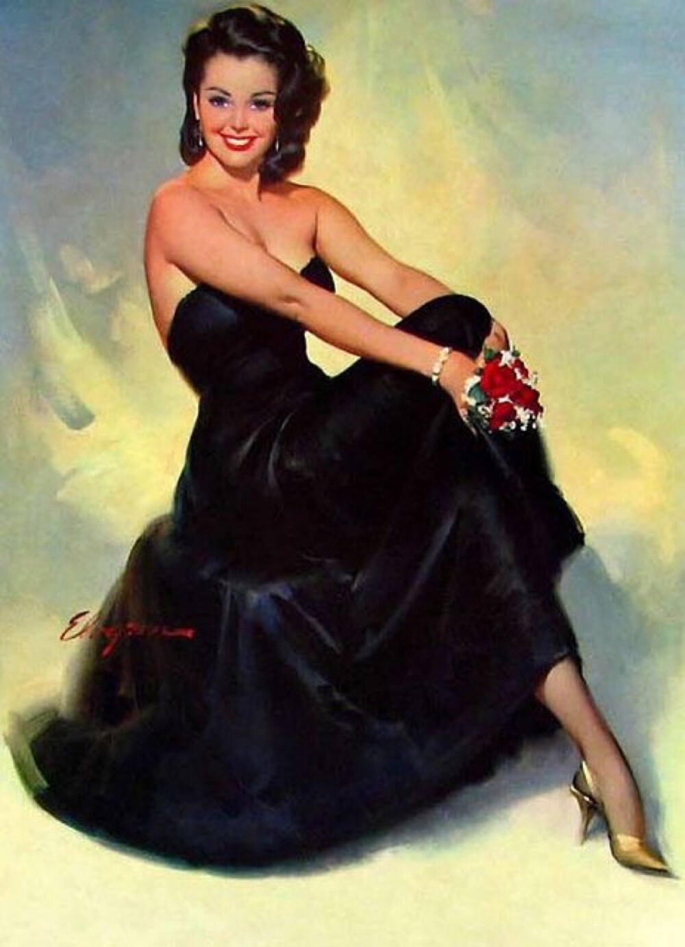 Gil Elvgren Pin-up Illustrator - 高清图片，堆糖，美图壁纸兴趣社区