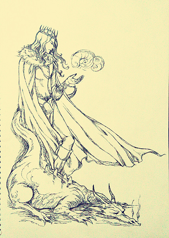 Mairon and Glaurung - 高清图片，堆糖，美图壁纸兴趣社区