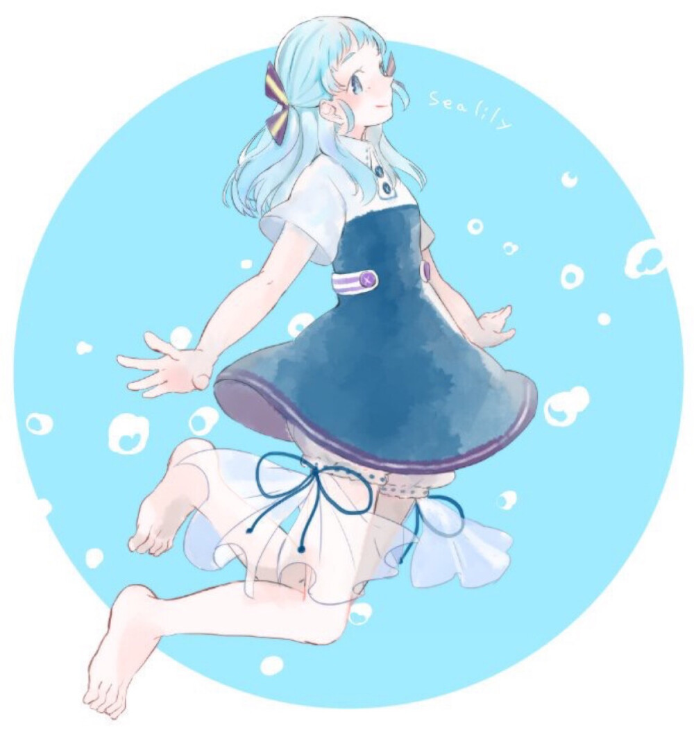 初音未来Project Diva X收录曲《ウミユリ海… - 高清图片，堆糖，美图壁纸兴趣社区