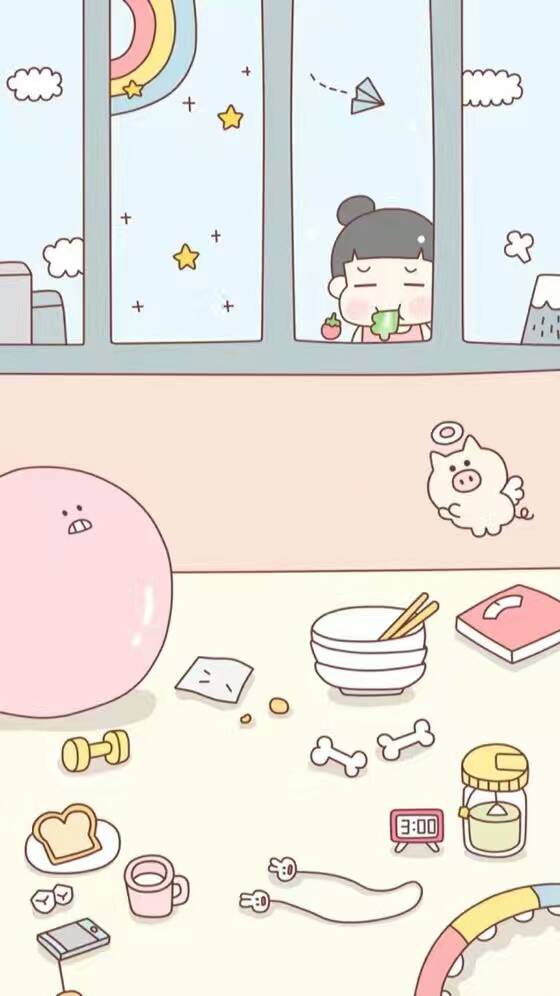 hello mimi 壁纸 锁屏 背景图 粉色 卡通 可… - 高清图片，堆糖，美图壁纸兴趣社区