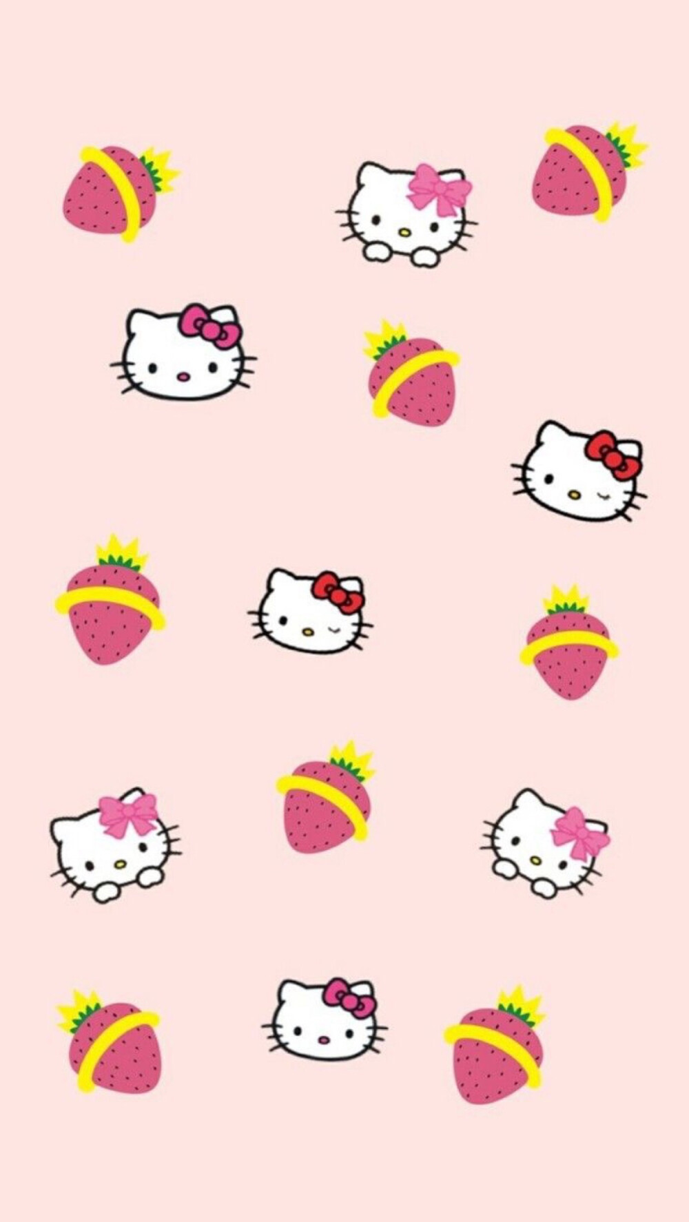 iPhone 壁纸 Hello Kitty 凯蒂 KT猫 - 堆糖，美图壁纸兴趣社区