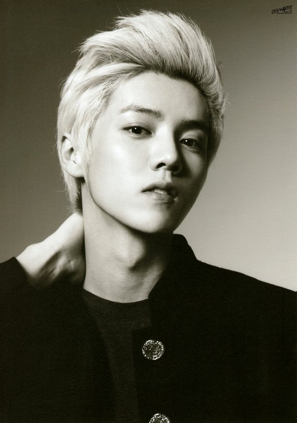 EXO_SM周照片集 黑白版本 - 高清图片，堆糖，美图壁纸兴趣社区