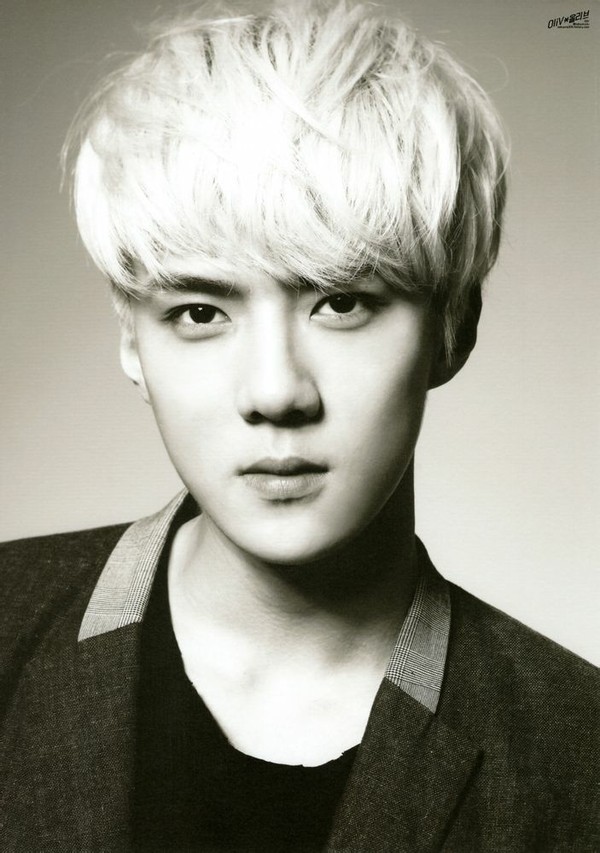 EXO_SM周照片集 黑白版本 - 高清图片，堆糖，美图壁纸兴趣社区