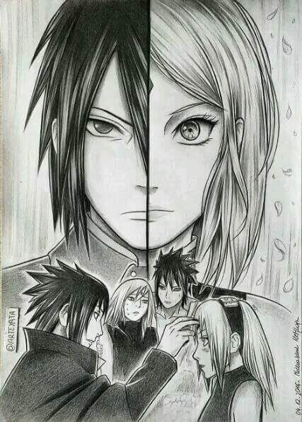 #火影忍者# 波兰画师arteyata笔下的火影人… - 高清图片，堆糖，美图壁纸兴趣社区