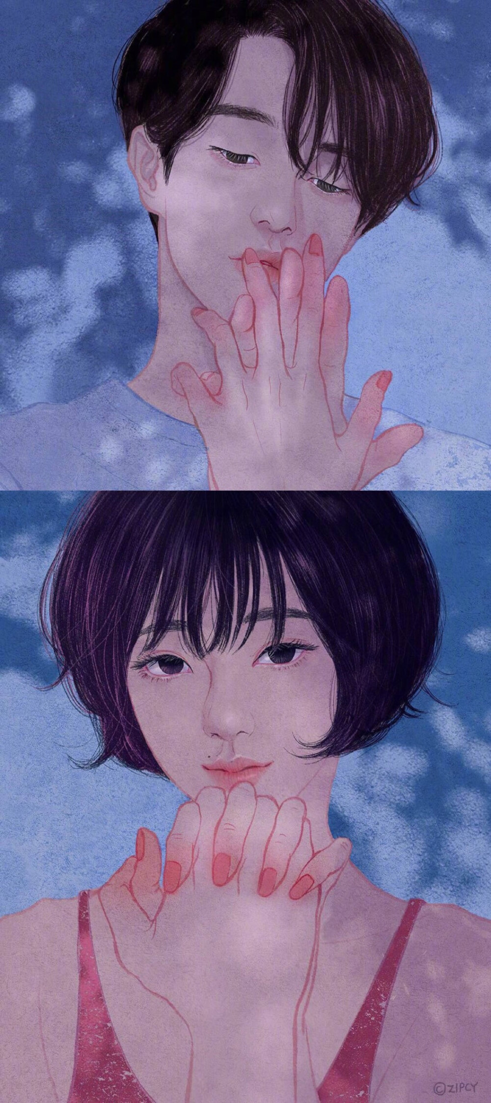 韩国插画师Zipcy的作品 ，美好而又甜蜜的… - 高清图片，堆糖，美图壁纸兴趣社区