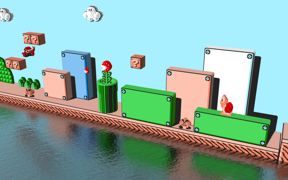 Mario 3D by NES--still-the-best - 高清图片，堆糖，美图壁纸兴趣社区