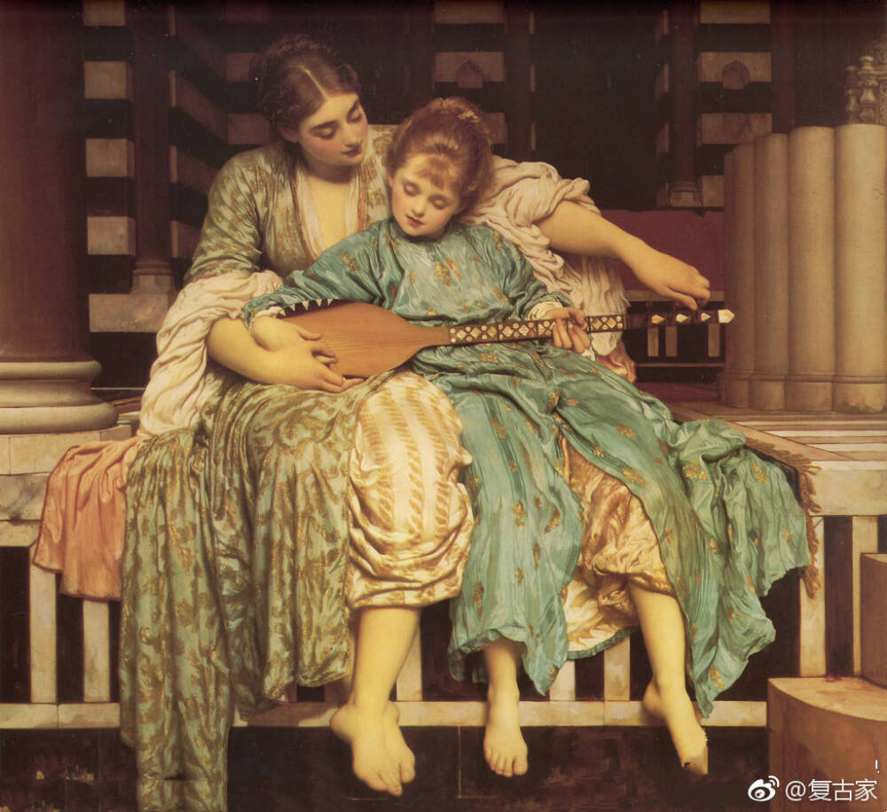 [cp]一直特别喜欢母女画。这组欧洲古典油画… - 高清图片，堆糖，美图壁纸兴趣社区