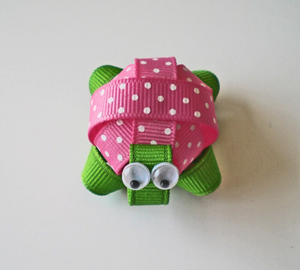 Turtle Hair Clip, Hot Pink Polka Dotted … - 高清图片，堆糖，美图壁纸兴趣社区