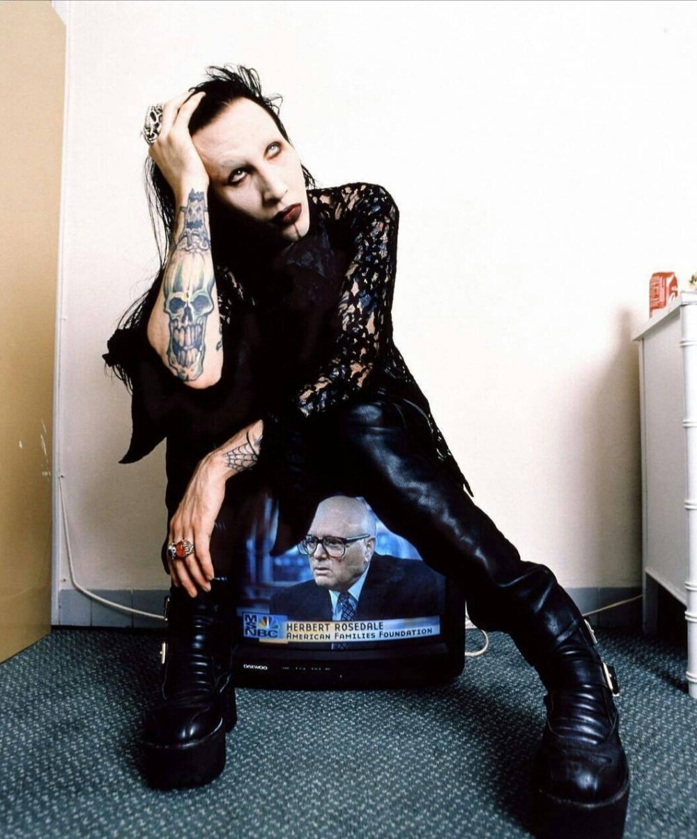 Marilyn Manson - 高清图片，堆糖，美图壁纸兴趣社区
