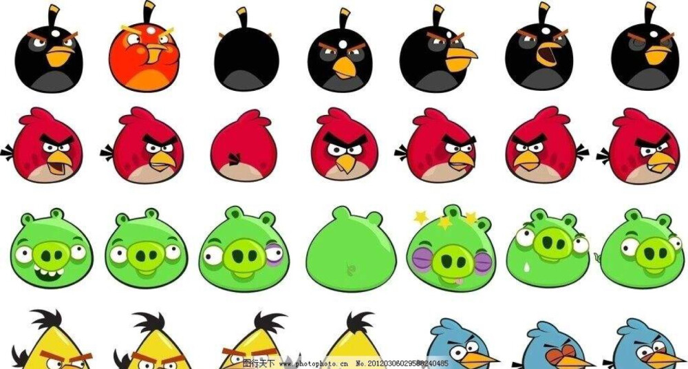 愤怒的小鸟 - 高清图片，堆糖，美图壁纸兴趣社区