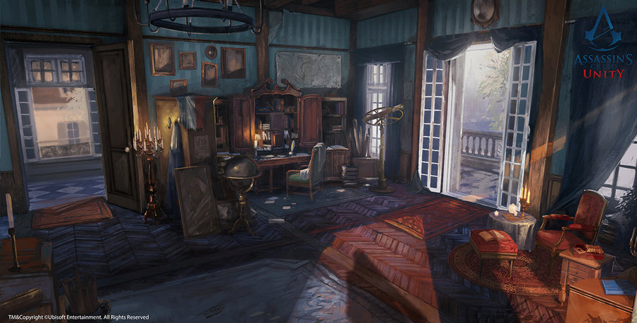 Assassin's Creed Unity /// Arno's desk - 高清图片，堆糖，美图壁纸兴趣社区