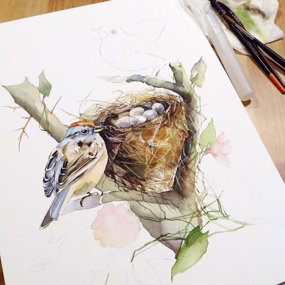 来自插画师Misha（ins： katya_mihailina_0… - 高清图片，堆糖，美图壁纸兴趣社区