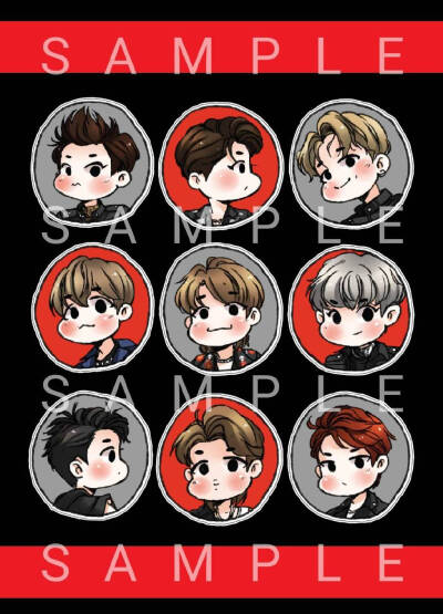 EXO.手绘 - 高清图片，堆糖，美图壁纸兴趣社区