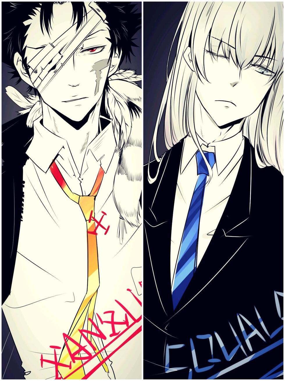 Xanxus 斯库瓦罗 啊啊，超喜欢这张啊！太… - 高清图片，堆糖，美图壁纸兴趣社区