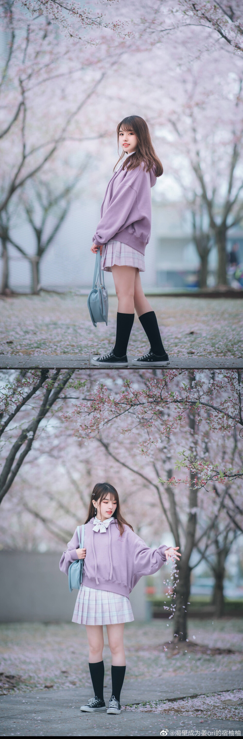 #好想看你穿制服的样子##jk日常##樱花季## … - 高清图片，堆糖，美图壁纸兴趣社区