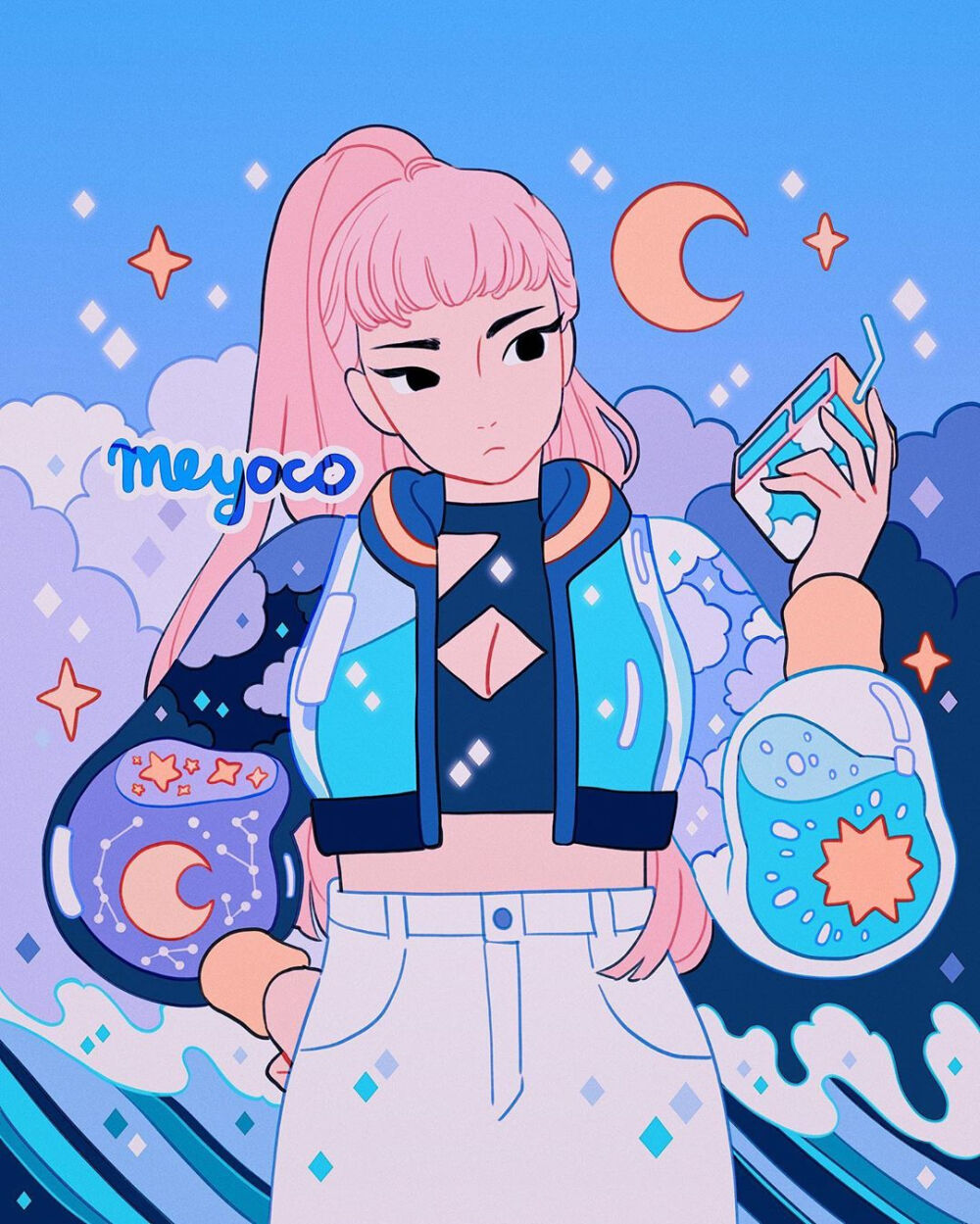 插画师meyoco - 高清图片，堆糖，美图壁纸兴趣社区