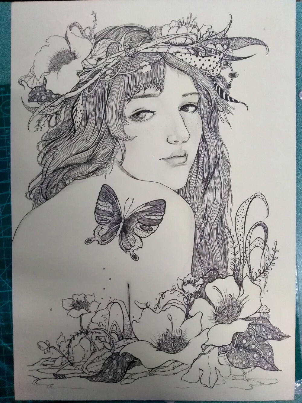 线描画 - 高清图片，堆糖，美图壁纸兴趣社区