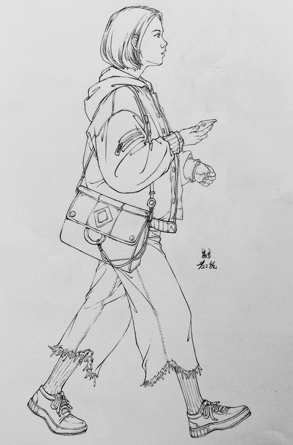 速写 - 高清图片，堆糖，美图壁纸兴趣社区