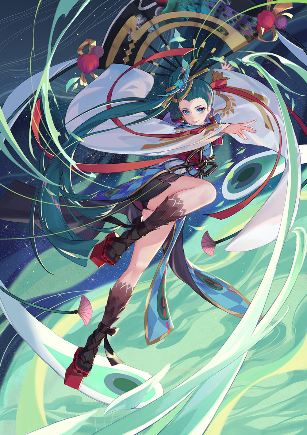 画师微博@Hanasa_花洒 鸩 觉醒 ssr - 高清图片，堆糖，美图壁纸兴趣社区