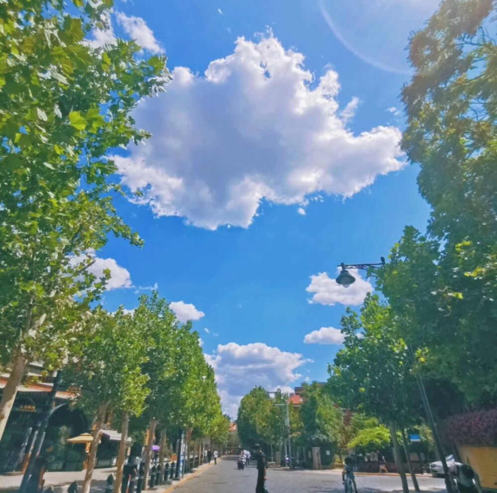 蓝天白云 - 堆糖，美图壁纸兴趣社区