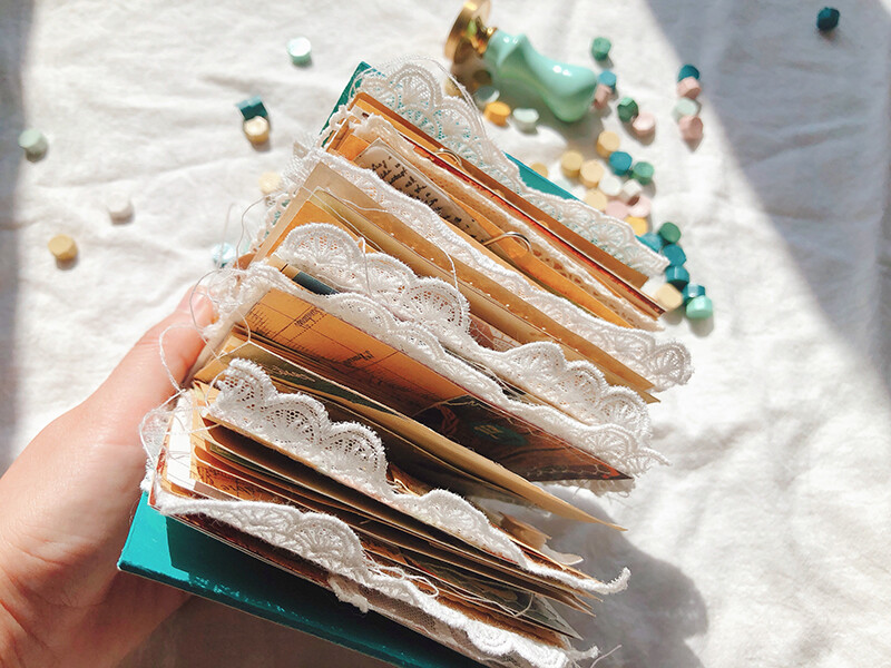 迷你junk journal - 高清图片，堆糖，美图壁纸兴趣社区