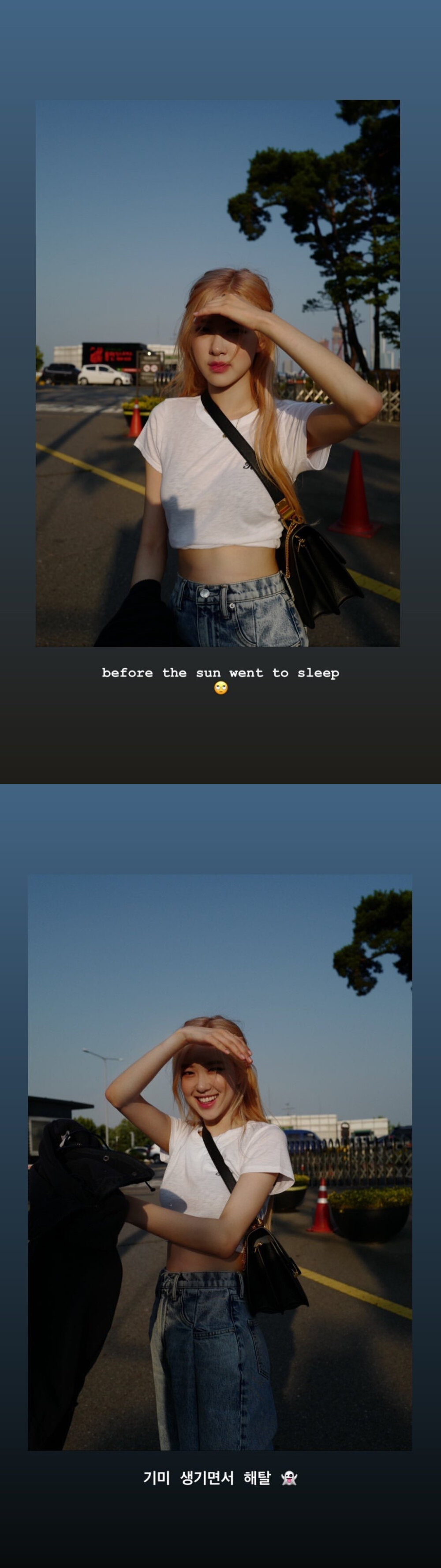 BLACKPINK ROSÉ朴彩英 ins story - 高清图片，堆糖，美图壁纸兴趣社区