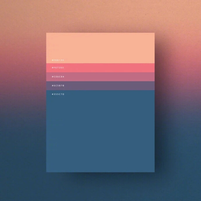 配色丨渐变色怎么配才好看 - 堆糖，美图壁纸兴趣社区