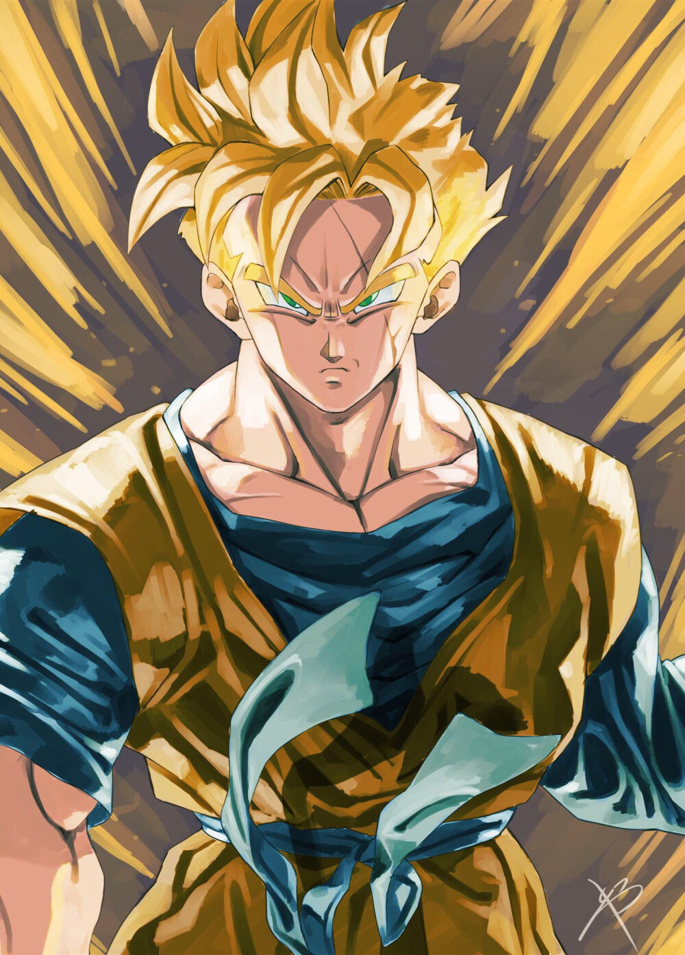 #七龙珠[超话]##龙珠同人#推特画师『@ riiy… - 高清图片，堆糖，美图壁纸兴趣社区