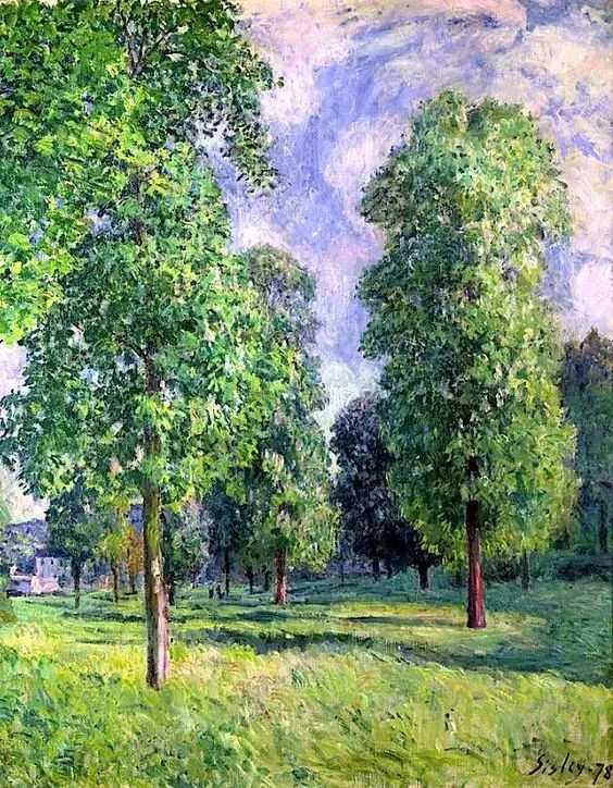 阿尔弗莱德·西斯莱 Alfred Sisley - 高清图片，堆糖，美图壁纸兴趣社区